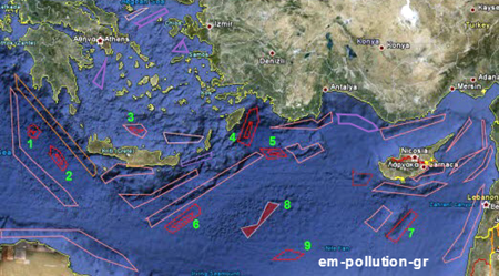 Ο χάρτης του Φυσικού Αερίου της Ελλάδας και της Ανατολικής Μεσογείου ...